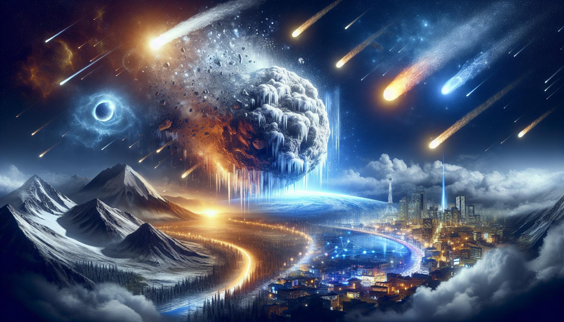 Les origines des comètes et leur impact terrestre - Cosmo Tech