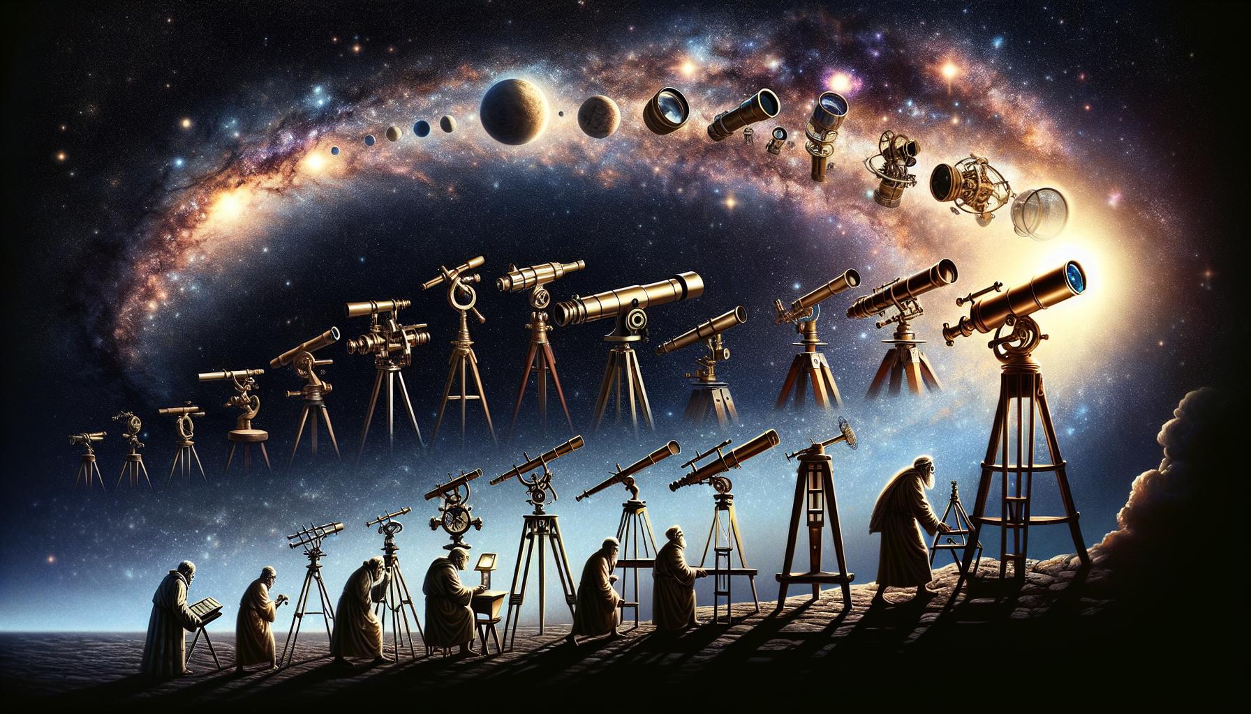 L'ÉVOLUTION des Télescopes : Voyage à Travers l'Histoire des Étoiles 🌠 ...